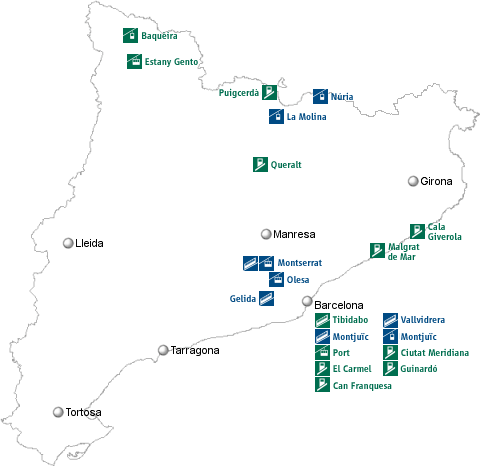 Funiculars i telefèrics de Catalunya